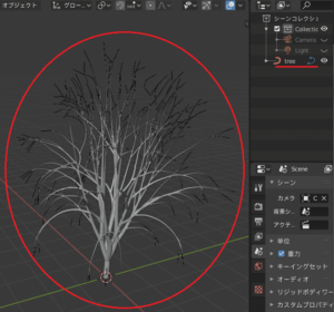 [Blender 2.8] 木のモデルをお手軽作成 [Sapling Tree Gen] - ほろほろりドットコム